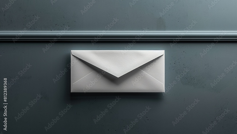Spotlight the simplicity of a blank envelope: An unmarked envelope ...