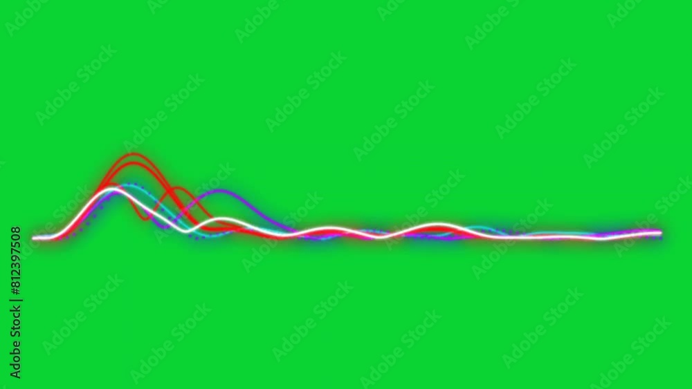 Audio Spectrum, Element Stock Overlay 4k Animation Stickers Video, with ...