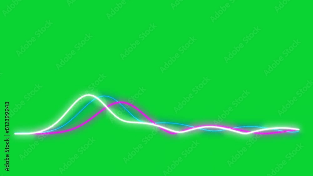 Audio Spectrum, Element Stock Overlay 4k Animation Stickers Video, with ...
