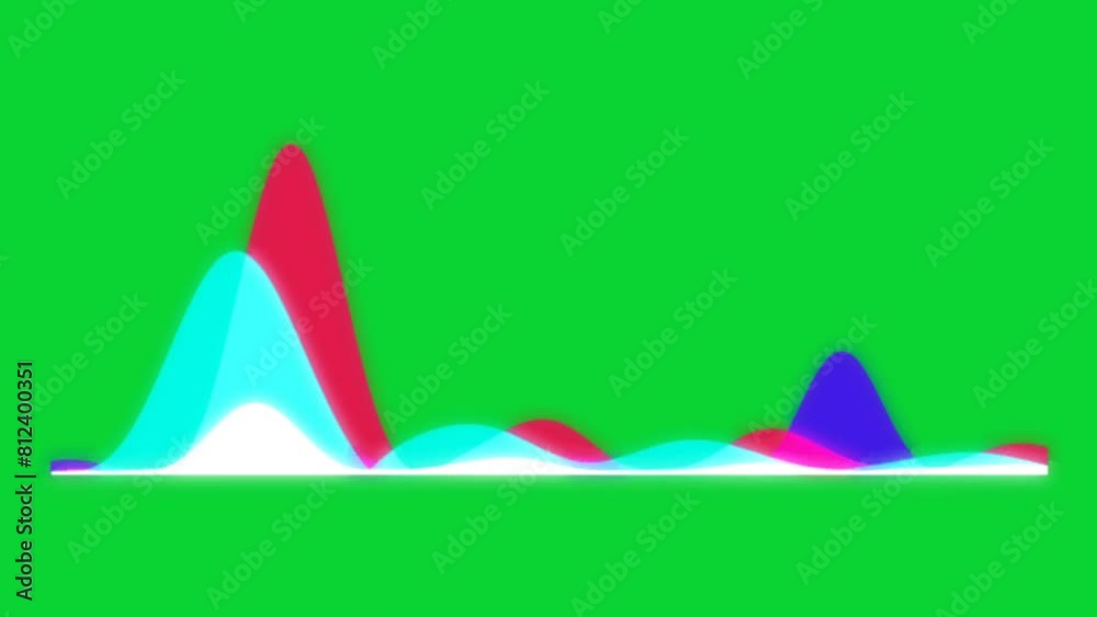 Audio Spectrum, Element Stock Overlay 4k Animation Stickers Video, with ...