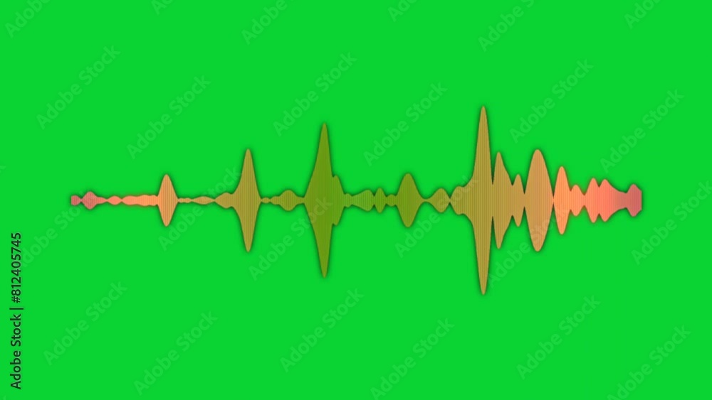 Music Visualizer, Element Stock Overlay 4k Animation Stickers Video ...