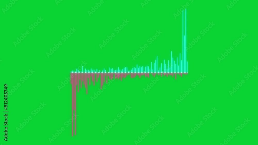 Music Visualizer, Element Stock Overlay 4k Animation Stickers Video ...