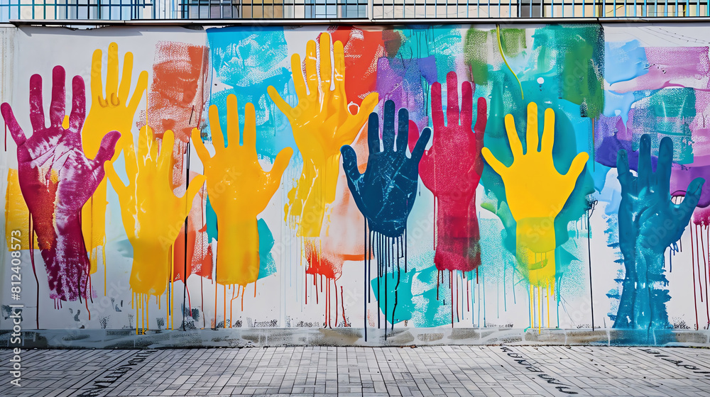 Interactive murals create a public mural where people can add their ...
