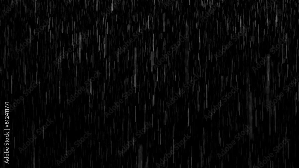 Rain animated, Element Stock Overlay 4k Animation, with alpha channel ...