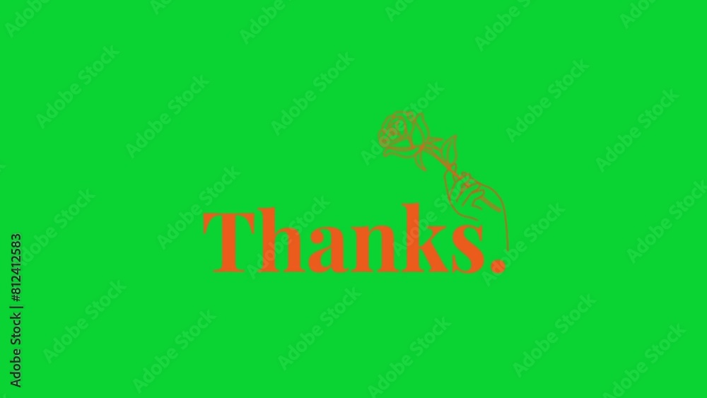 Thank You animated, Element Stock Overlay 4k Animation Stickers Video ...
