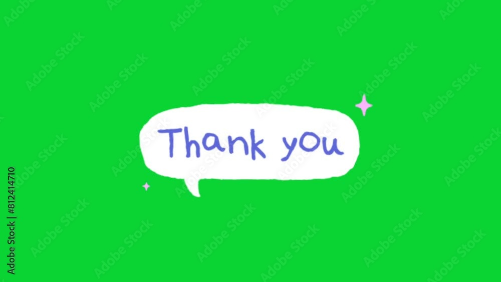 Thank You animated, Element Stock Overlay 4k Animation Stickers Video ...