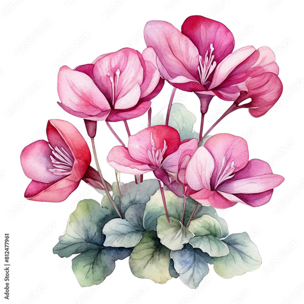 Watercolor Floral Flower Design, Watercolor Flower Arrangements Floral ...