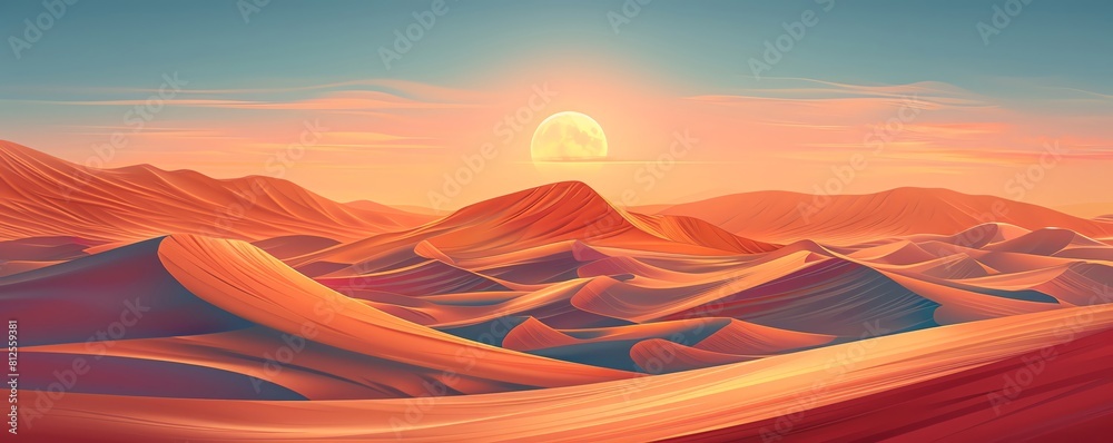 A high dynamic range image of a desert scene, showing detailed textures ...