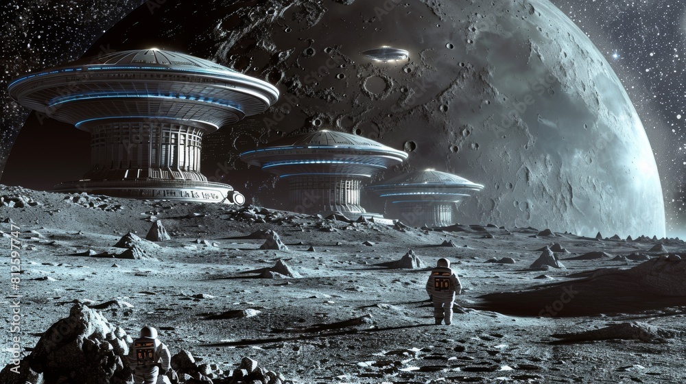 UFO Military Bases: Speculation and Intrigue. Moon's Hidden Bases ...