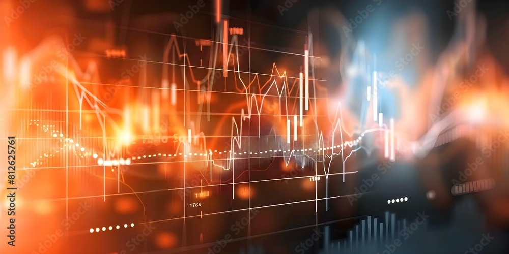 Stock prices and interest rates show a negative correlation in a ...