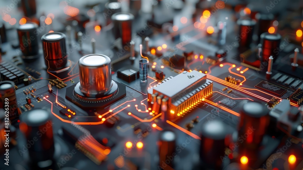 Visualize an electrical circuit diagram illustrating the flow of ...