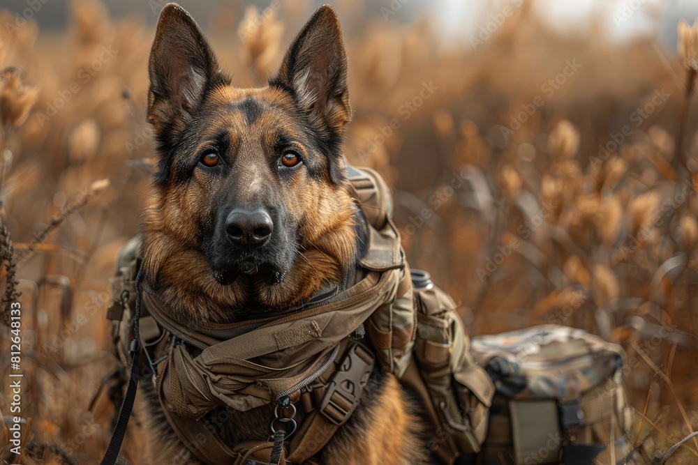 Military German Shepherd Vest