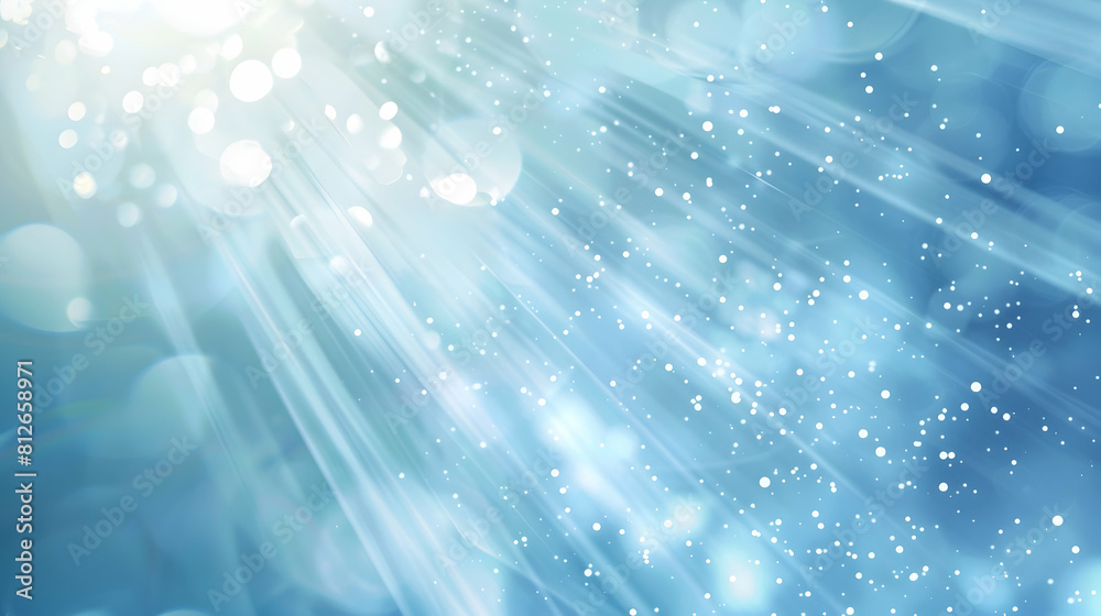 Light blue background with blurred light beams and lines Stock Photo ...