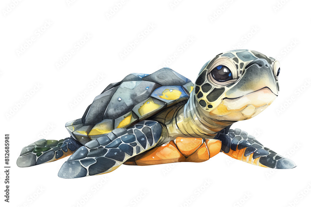 This baby sea turtle is so cute It looks like it's smiling for the ...