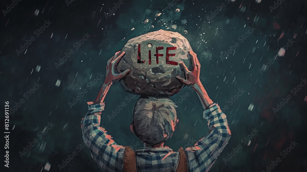 It's hard to live a good life when you're sad or poor - Burden of life ...