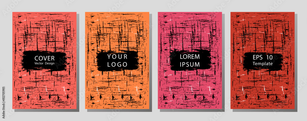 Cool design. header page of booklet. Layout with black stripes on ...