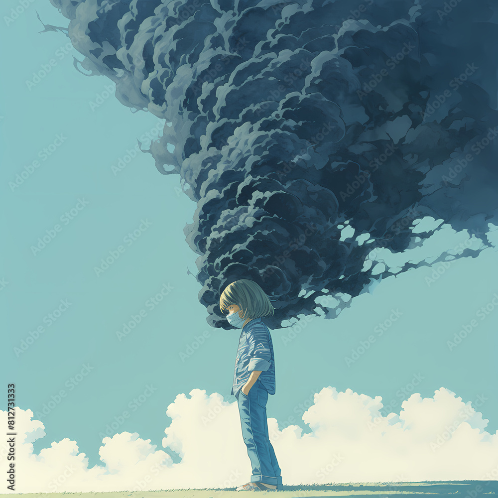 Emotional Reflection of Climate Change Impact - A Storytelling Stock ...