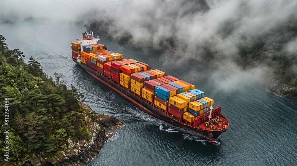 Seamless network of a global logistics transportation system with ...