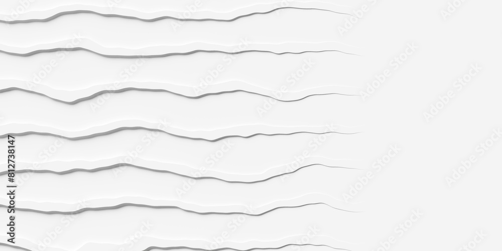 Rips or tear offset horizontal lines or cracks geometrical abstract ...