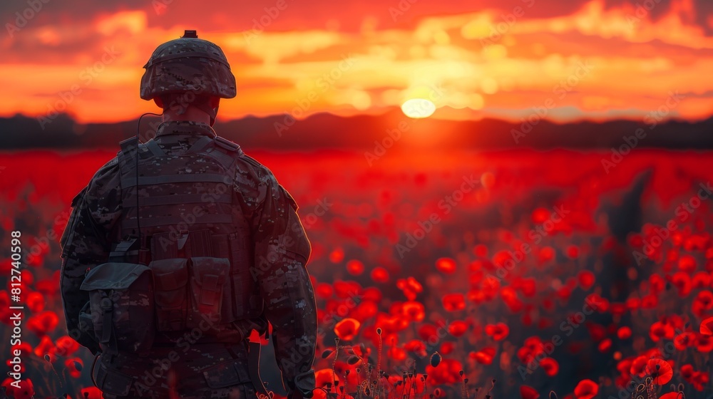 Memorial Day, remembering the fallen soldiers around the world. Stock ...