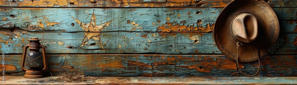 Authentic Western Saloon Wooden Wall with Aged Panels, Bullet Marks ...