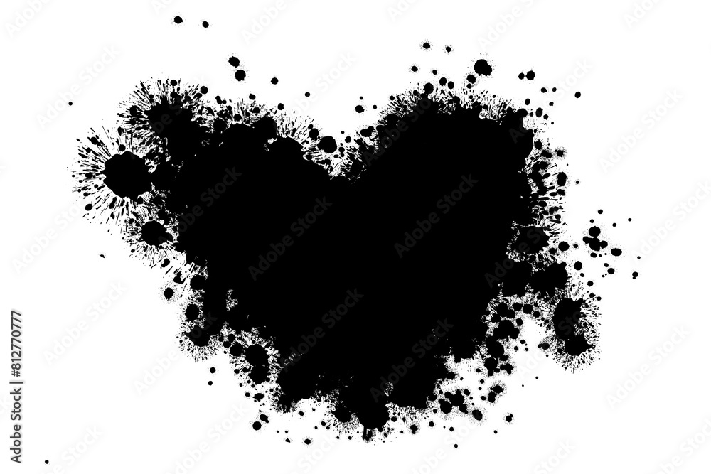 detailed ink splats Hyperrealistic Highly Detailed Isolated On ...