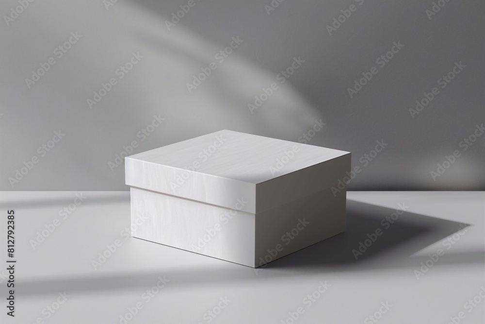 Box mockup used to demonstrate product packaging design. This mockup ...