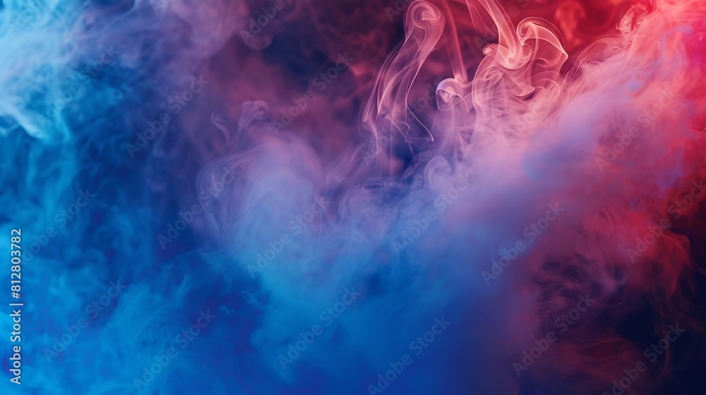 Cool and creative Ultra Hd Blue and Red smoke background for logos ...