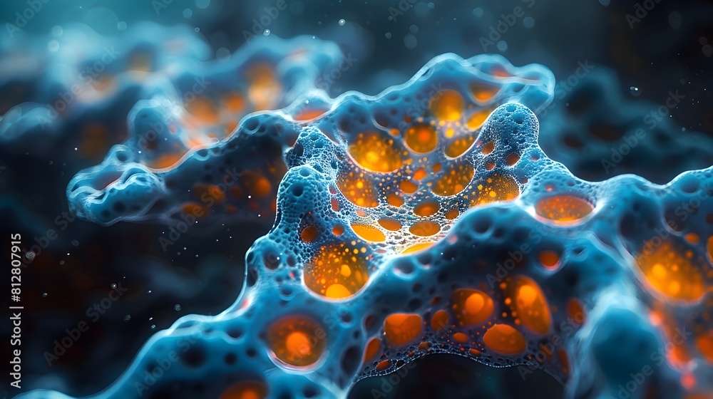 Intricate Microscopic Tapestry Of Plant Dna Structures Revealed Through Electron Microscopy