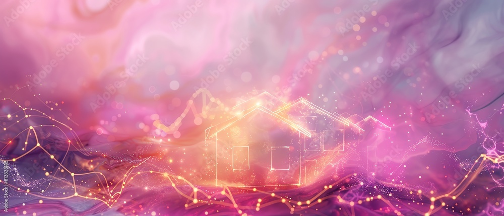 Family setting up a secure home network to safeguard financial data ...