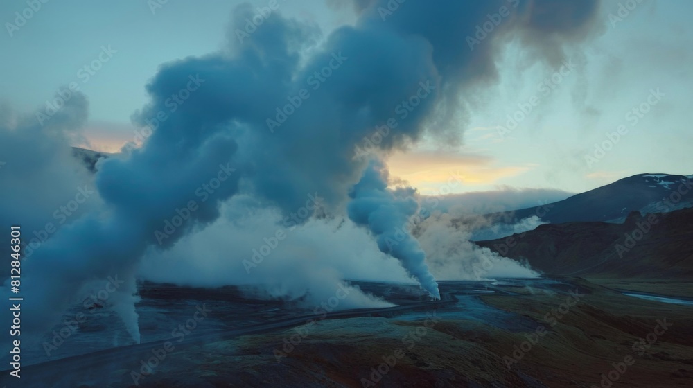 Geothermal Glow: Venture into the depths of the Earth to capture the ...