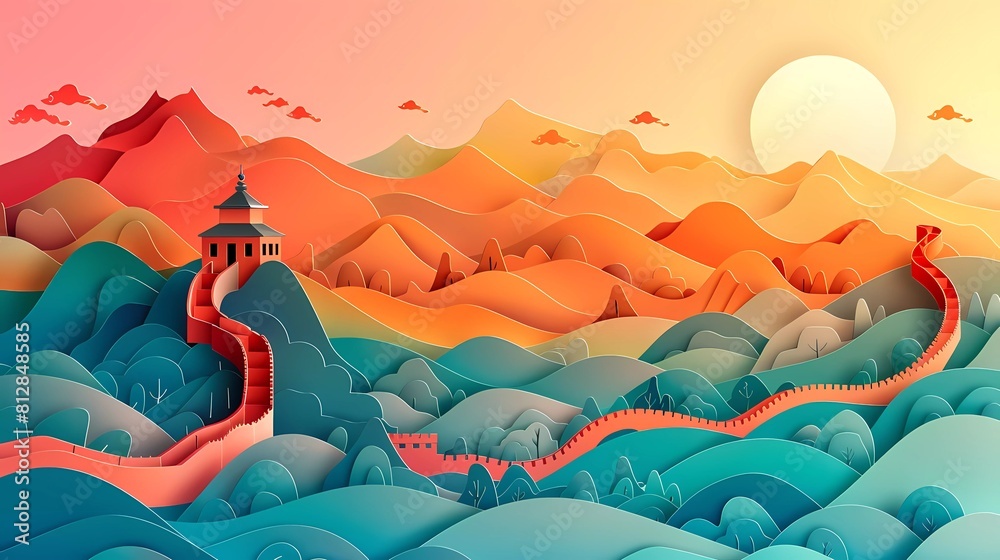 China's Great Wall, a UNESCO World Heritage Site, is one of the most ...