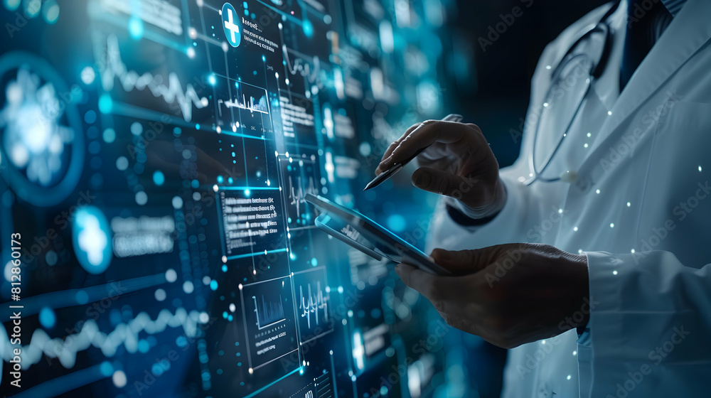 Healthcare Professionals Analyzing Digital Health Data for Enhanced ...