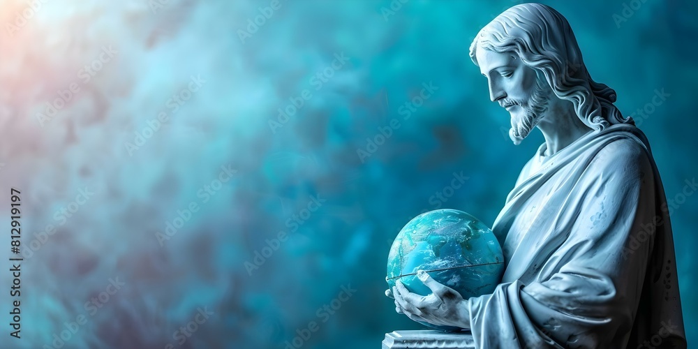 Symbol of Divine Creation: Jesus Holding the Globe in Christianity ...