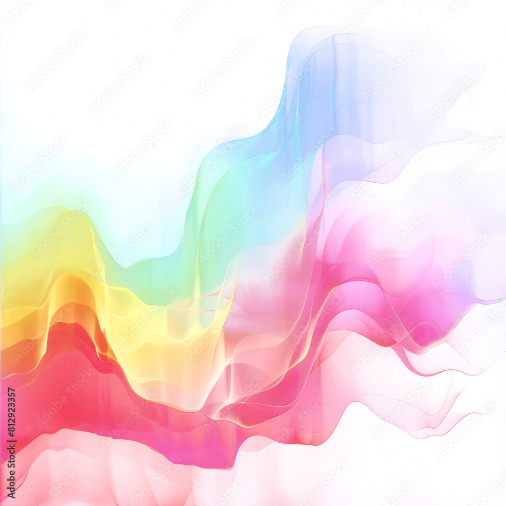 Rainbow art sprite sheet of circular light spinning , isolate on ...