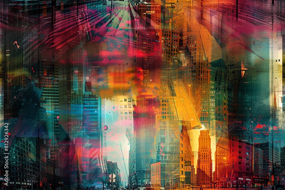 Merge urban exploration with Impressionism through dynamic side views ...