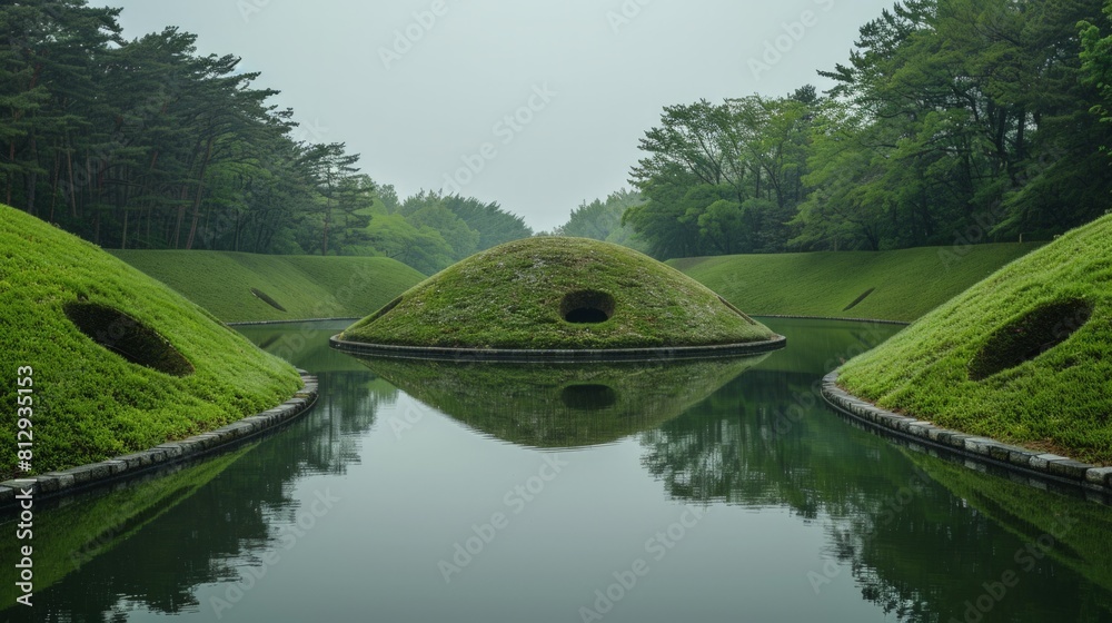 The Daisen Kofun in Osaka Japan one of the largest tomb mounds in the ...