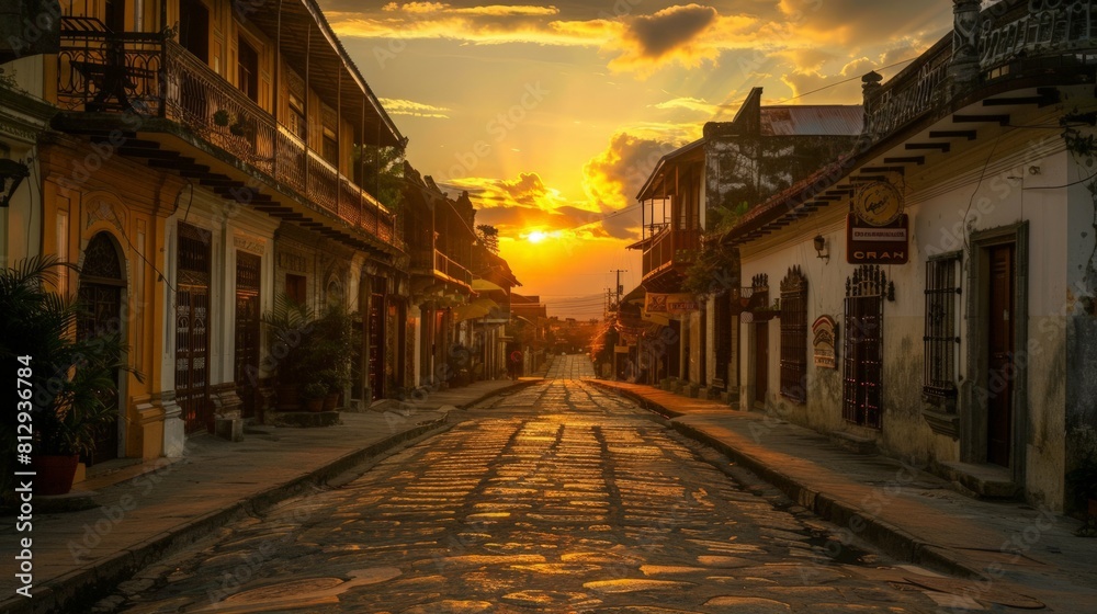 The ancient city of Vigan in the Philippines known for its preserved ...
