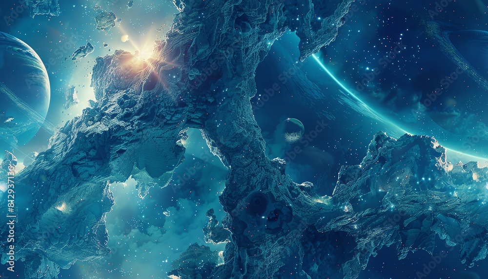 Bring the depths of space to the ocean floor! Explore an underwater ...