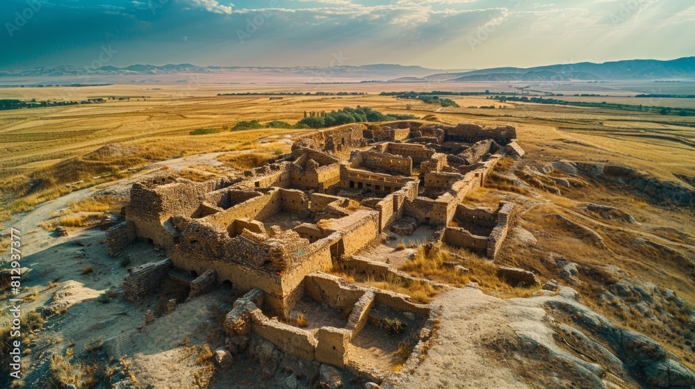 The Karakorum in Mongolia the ancient capital of the Mongol Empire ...