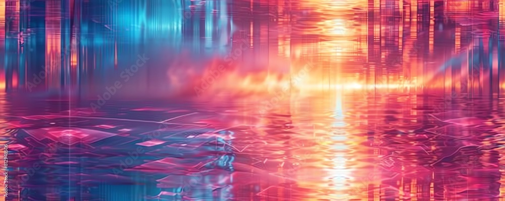 Design a dynamic scene with holographic projections conveying deep ...