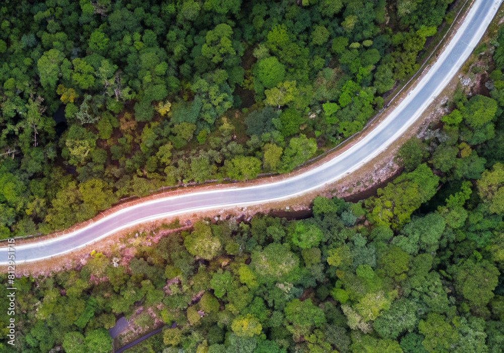 Overhead shots revealing the undulating contours of the mountains ...