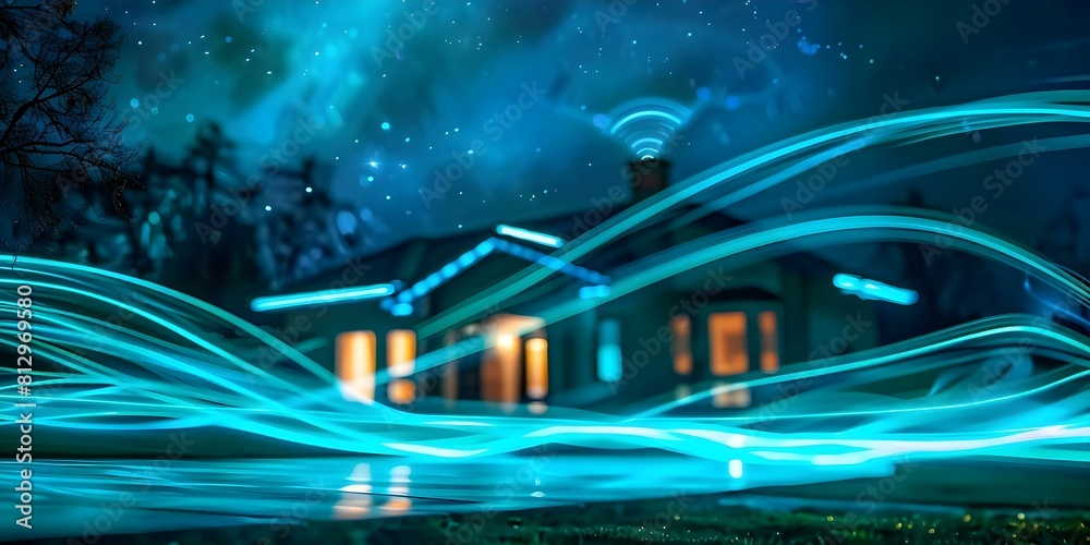 High-speed wireless internet for home with fiber optic technology and ...