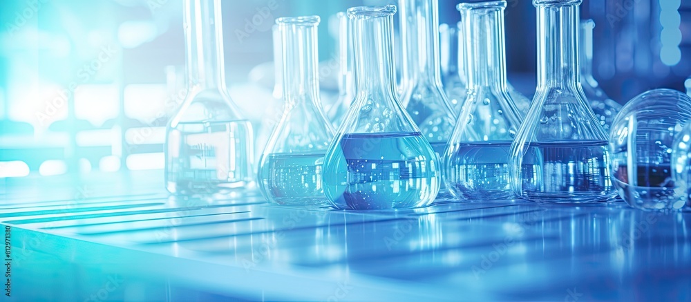 Lab equipment including a pipette and test tubes are visible in the ...