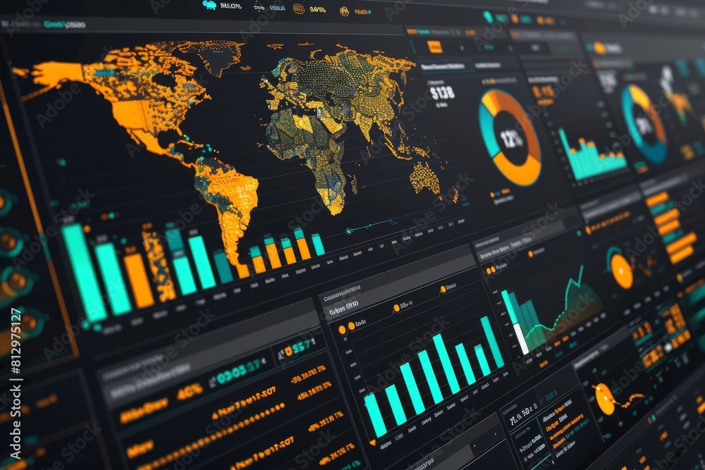 Big Data Analytics: A screenshot of a big data analytics dashboard ...