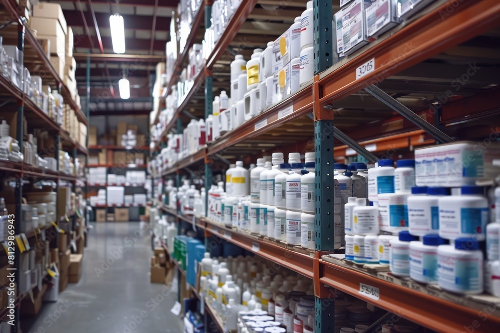 Pharmaceutical Distribution Center: An image of a pharmaceutical ...