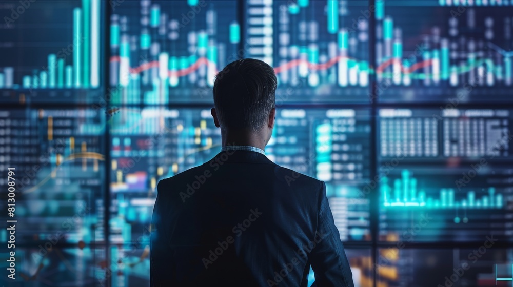 Data driven mindset concept. Collecting big data, analytics and making ...