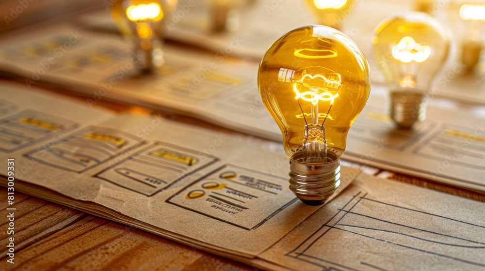 Business Model Canvas concept. Innovative tool that helps entrepreneurs ...