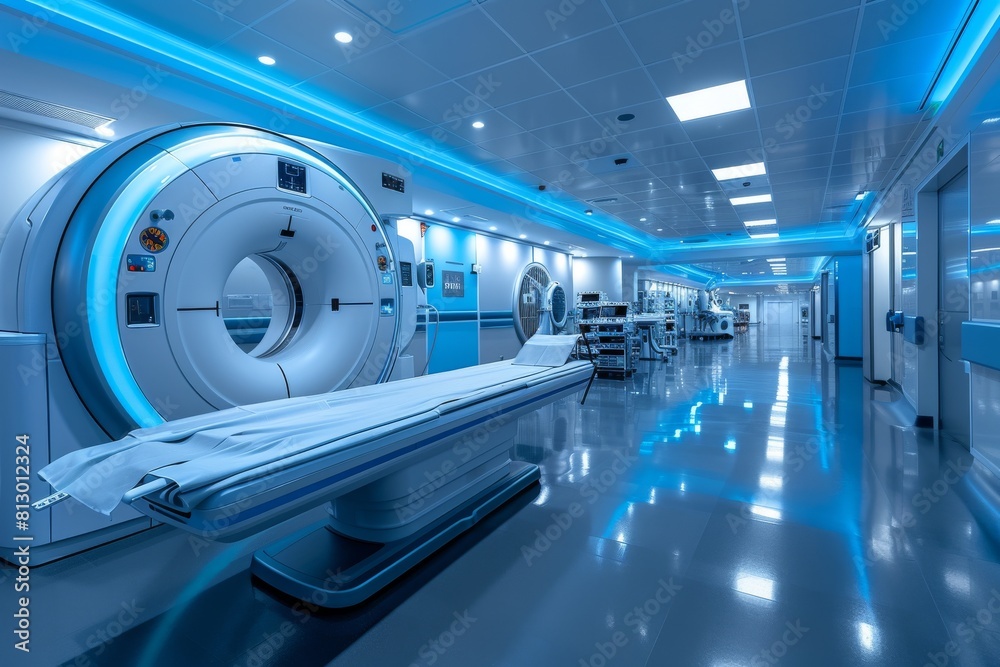 State-of-the-Art Medical Facility: A photograph showcasing a modern ...