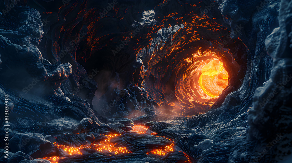 Exploring the mysterious lava tubes and caves formed by flowing lava ...